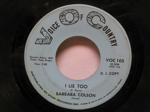 Barbara Colson: I Lie Too / Jim, 45 RPM. Good (B) | eBay