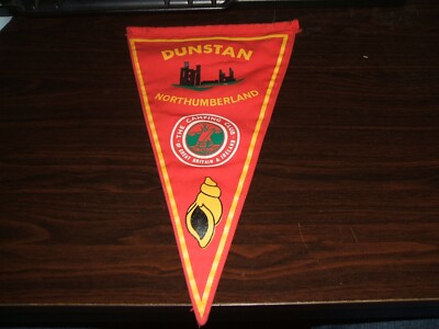 Camping Pennant Flag - Dunstan - Northumberland | eBay UK