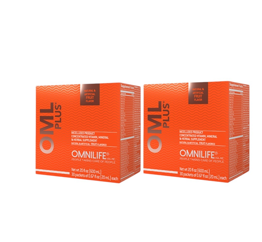 OML PlusBox with 30 packets 600ml, ( 2 Box ) Omnilife | eBay