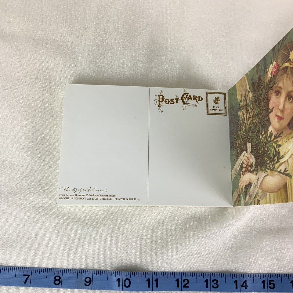 Christmas Vintage Postcards Book of 32 Christmas Angels Michel ...