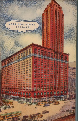 *Chicago Postcard-"The Morrison Hotel" {46 Stories High) {U1-1} | eBay