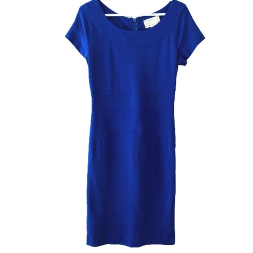 Artelier by Nicole Miller short sleeve blue dress size M | eBay