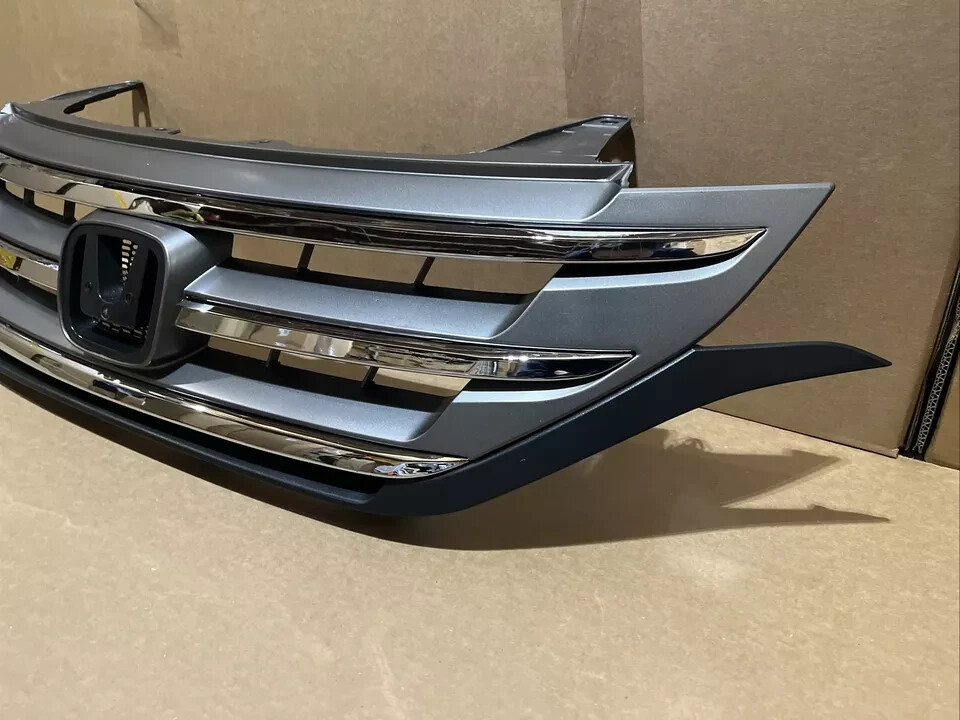 NEW for 2012-2014 HONDA CRV Front Bumper Upper Grille w/ Chrome ...