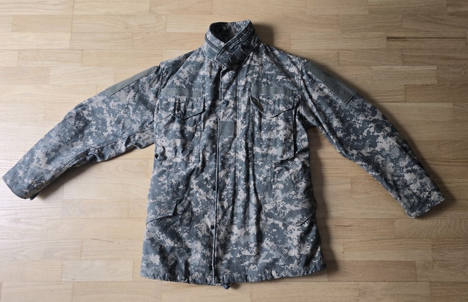 M65 Field Jacket UCP DYED Black & Green SMALL REGULAR USGI ACU | eBay