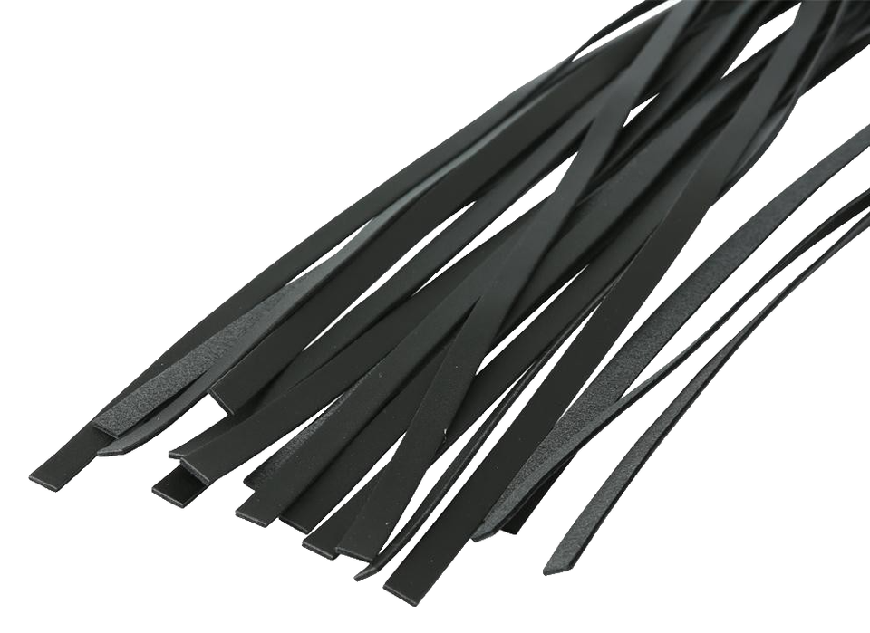 Sex & Mischief 30" Faux Leather Jeweled Flogger w/Metal Ring BDSM Whip ...