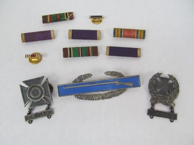 3 Sterling Silver Rifle Pins + Other Military Army Pins Awards Bars | eBay