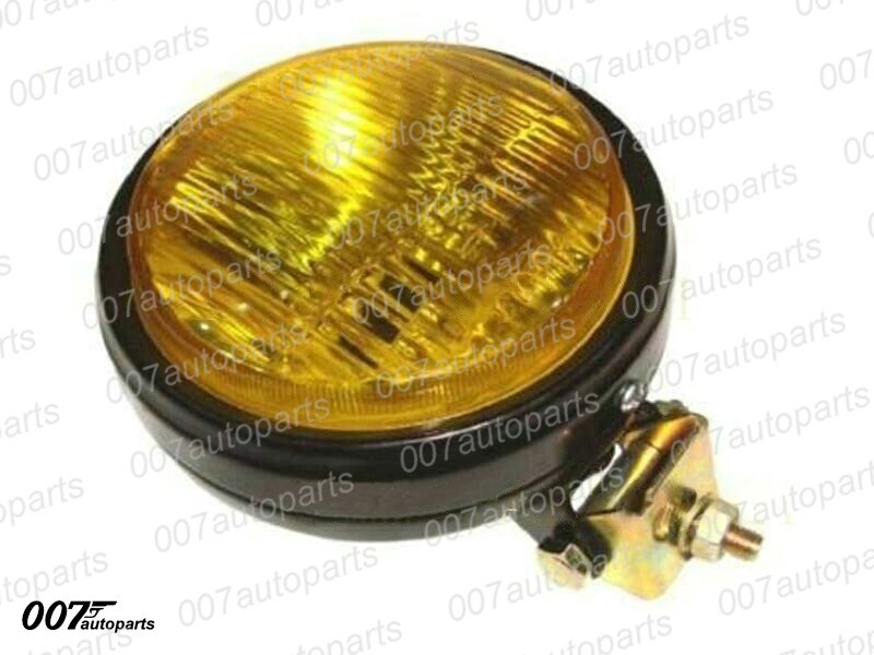 4X Hella Universal Genuine Round Fog Lamp YELLOW Glass + Cover With ...