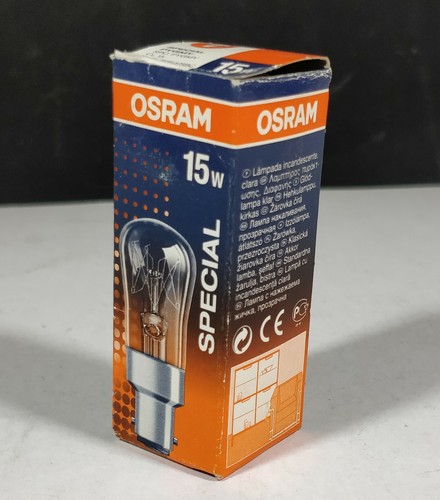 1 x 15W Clear Incandescent Pilot Light Globe Bulb Lamp SBC Bayonet B15 ...