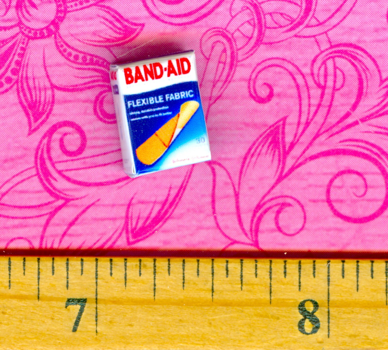 DOLLHOUSE Miniature Size Band aids Box | eBay