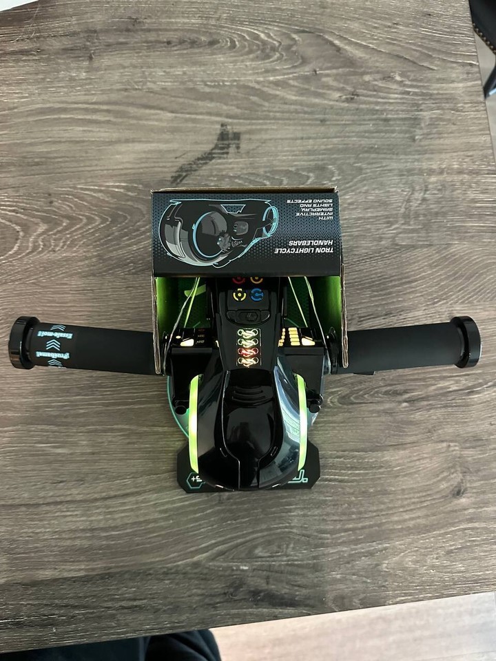 Disney Parks 2023 Tron Lightcycle Handlebars Lights and Sounds New with ...