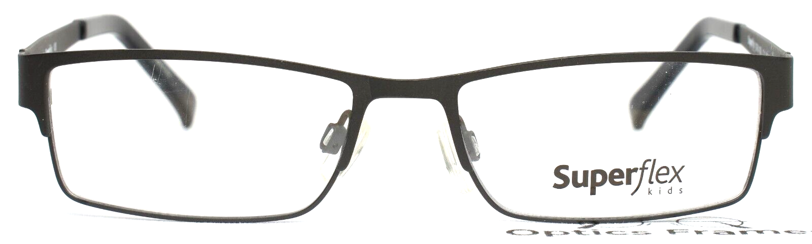SUPERFLEX SFK-108 C1 Dark Gray Boys Kids Rectangle Eyeglasses 48-16-130 ...