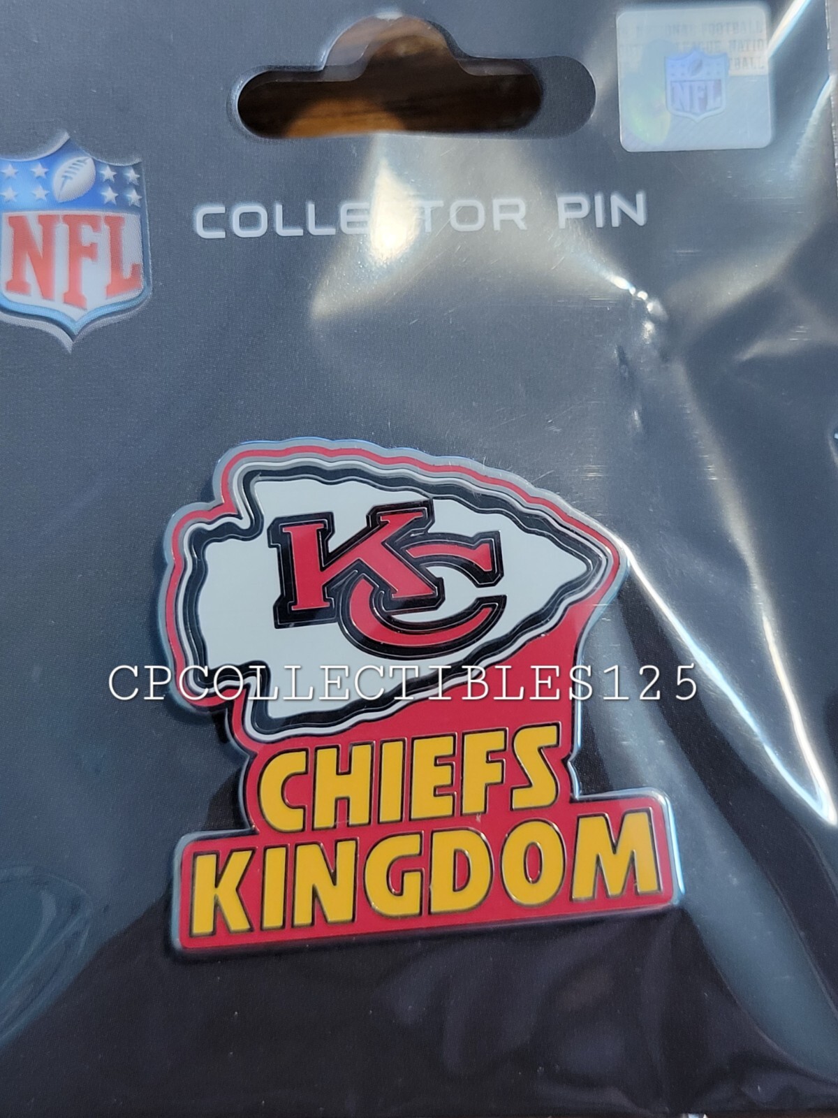 Kansas City Chiefs "CHIEFS KINGDOM" Lapel Game Day Pin | eBay
