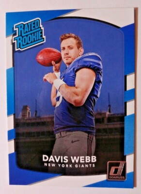 2017 DONRUSS RATED RC DAVIS WEBB (K) | eBay