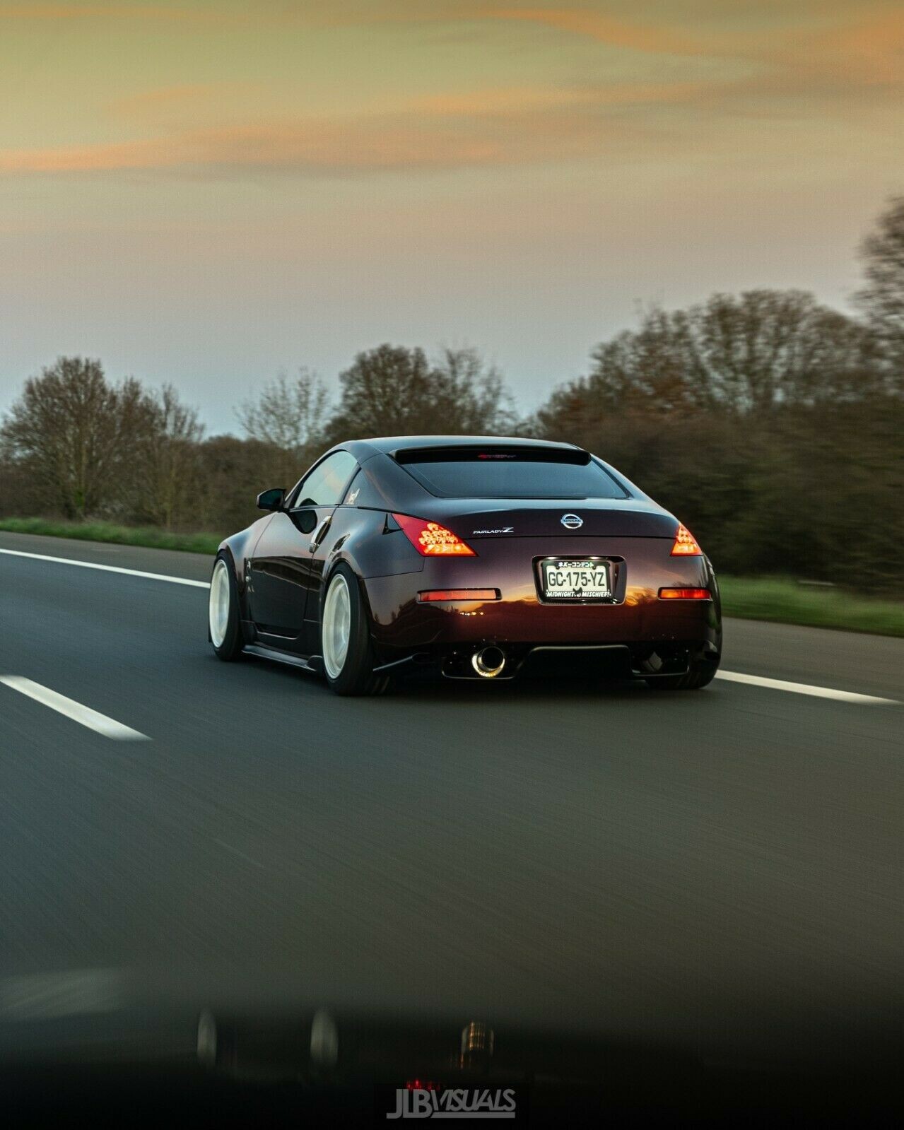 For Nissan 350Z/Fairlady Z Top Secret look rear bumper diffuser ...