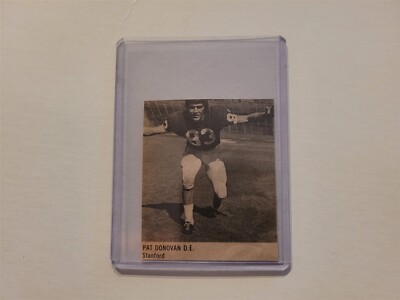 Pat Donovan Stanford University 1974 College Football CO Panel | eBay