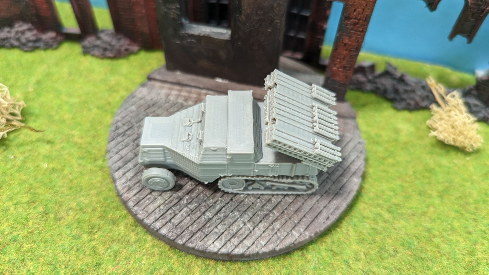 Somua S-307 mit Reihenwerfer WW2 Panzer als Modellbausatz 1:87 1:72 1: ...