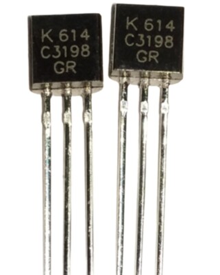 10 pcs New 2SC3198 C3198-Y C3198 KTC3198-GR 0.15A/50V NPN TO-92 ic chip ...