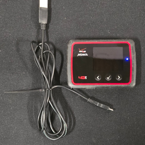 Verizon Wireless Jet Pack Black Mobile Hotspot WIFI Internet 4 GB LTE ...