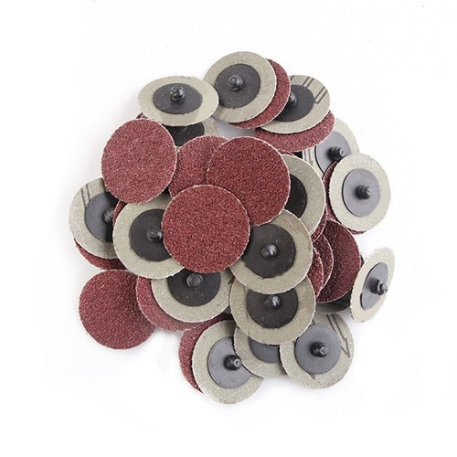 Professional 80 Grit Roll Lock Sanding Discs 50pcs for Metal Finishing ...