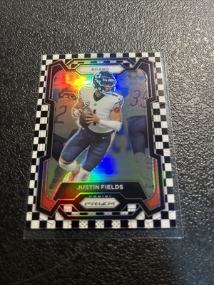 2023 Panini Prizm Checkerboard SP Justin Fields Chicago Bears #48 | eBay