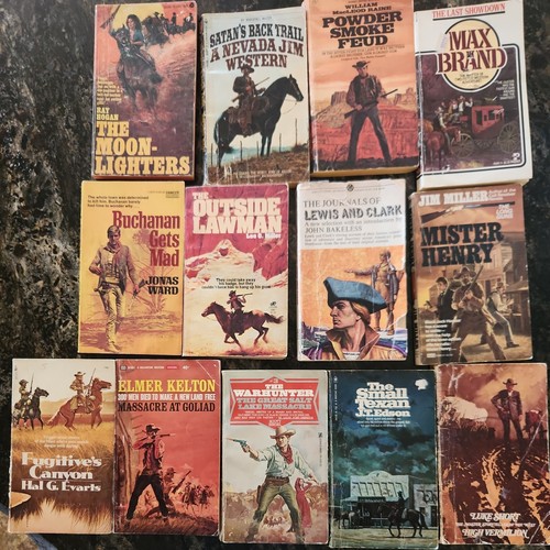 Western Book Paperback Lot of 13 | eBay