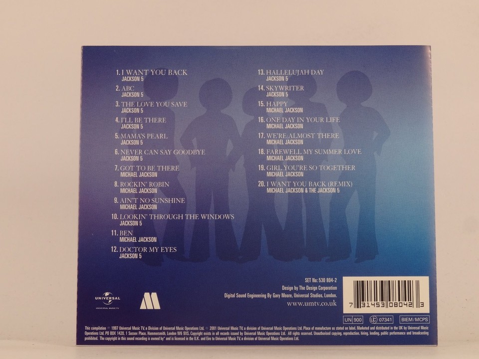 MICHAEL JACKSON THE BEST OF JACKSON 5IVE (110) 20+ Track CD Album including Pict | eBay UK