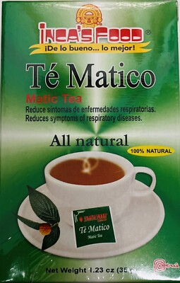 Inca's Food Te Matico Tea 25 Bags Pack X2 Cajas Peruvian | eBay