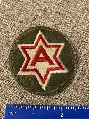 US Army 6th Army A Patch INV6512 | eBay