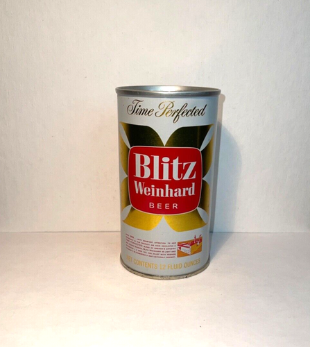 BLITZ WEINHARD PULL TAB BEER CAN FROM PORTLAND OR. RED FACTORY ...