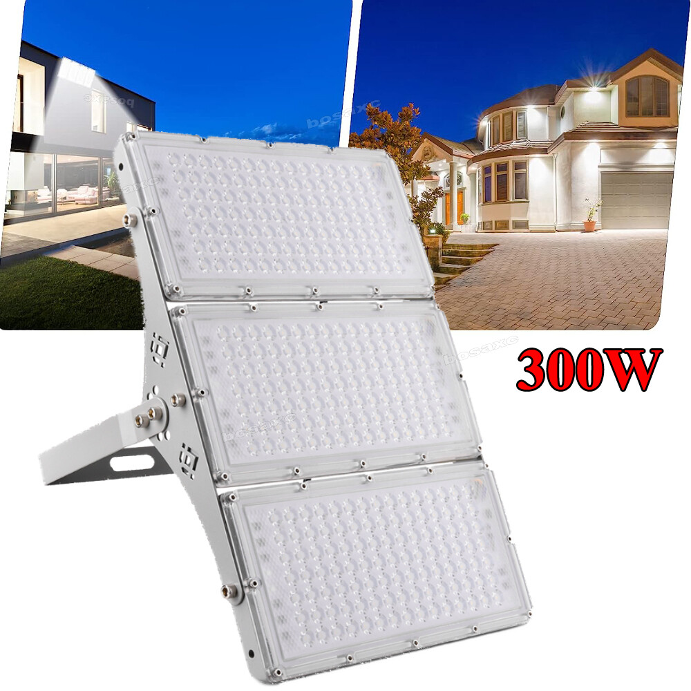 300W LED Flood Light Super Bright Outdoor Stadium Lights Daylight ...