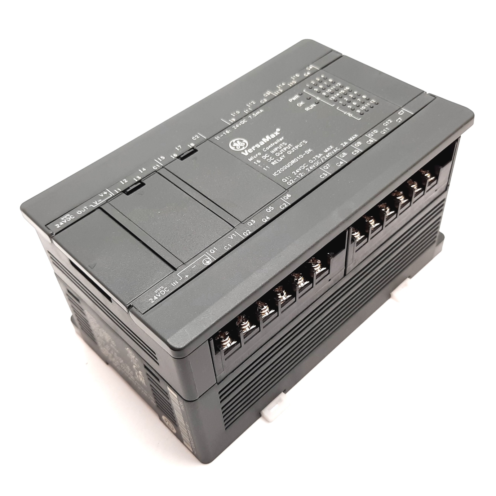 GE Fanuc IC200UDR010-DK VersaMax Micro Controller, 16x Inputs, 12x ...