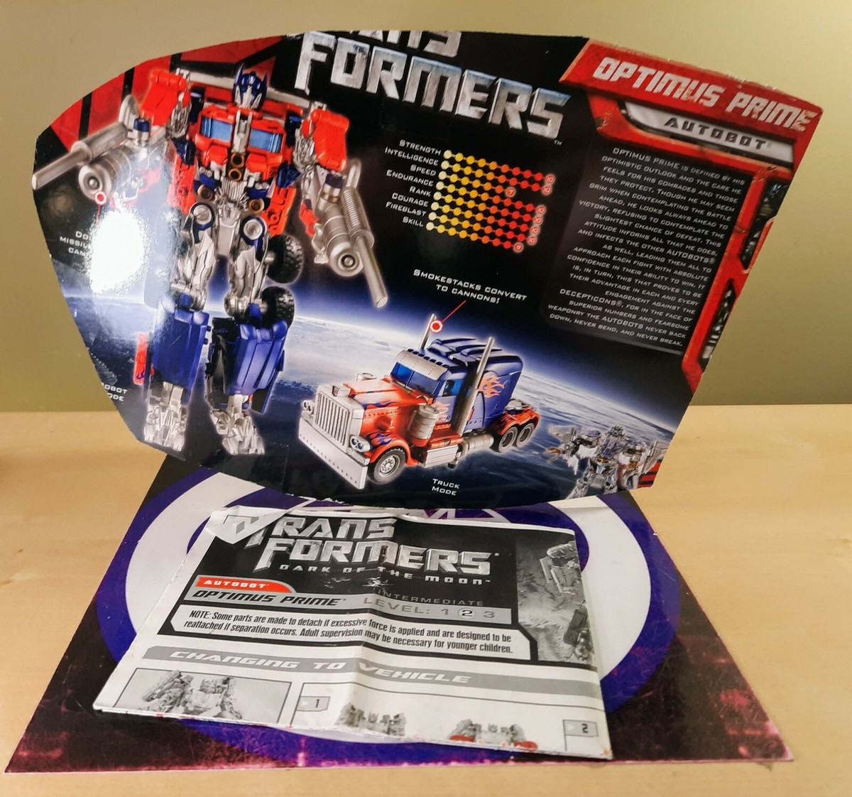 Transformers Revenge Of The Fallen Optimus Prime Toy Instructions