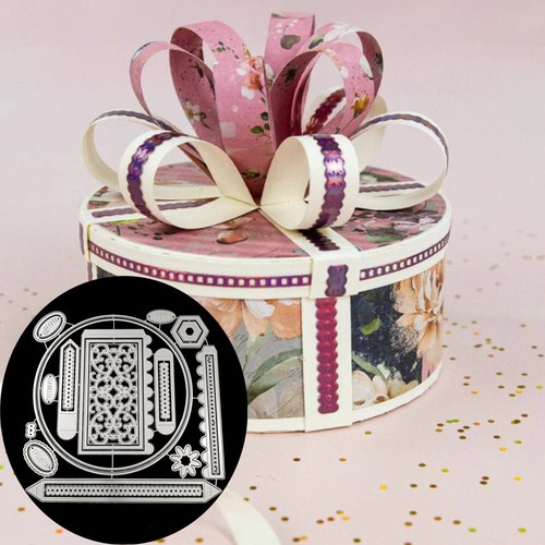 Gift Box Metal Cutting Dies DIY Embossing Die Stencil Scrapbooking ...