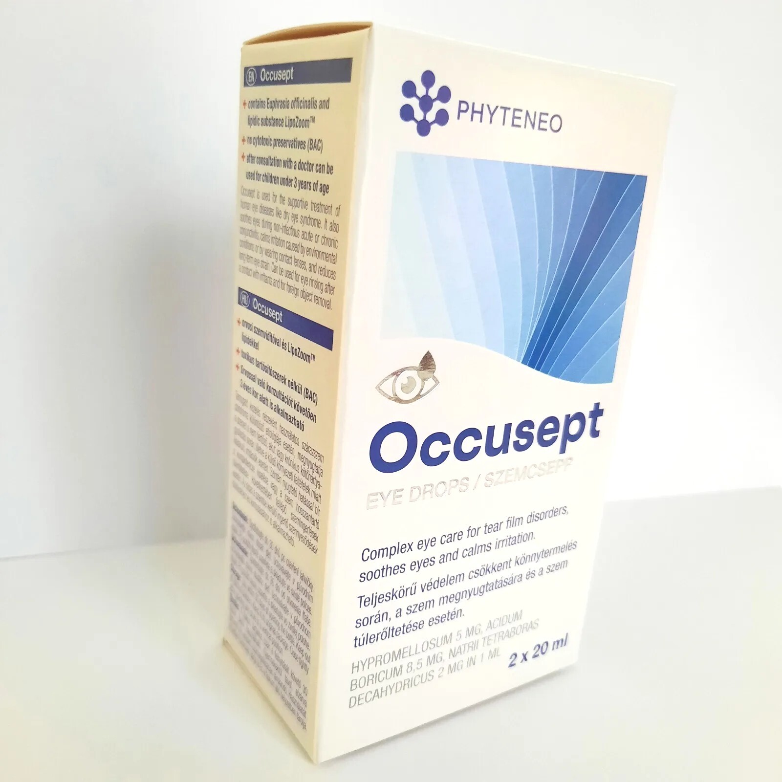 OCCUSEPT Eye Drops 2x 20ml Tear Disorders Visual Tension Stressed Eyes ...