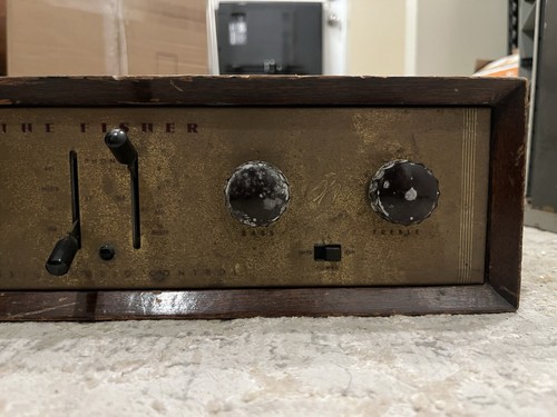 Fisher 50-C-3 Mono Tube Preamplifier Preamp Master Audio Control TESTED ...