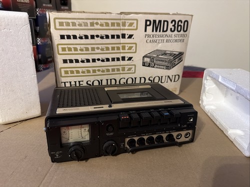 Marantz PMD 360 Cassette Recorder Near Mint w/ Original Box Collector ...