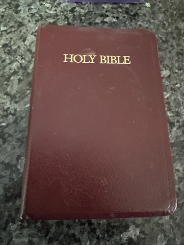 Vintage Holy Bible 1989 King James Version Words of Christ in Red ...