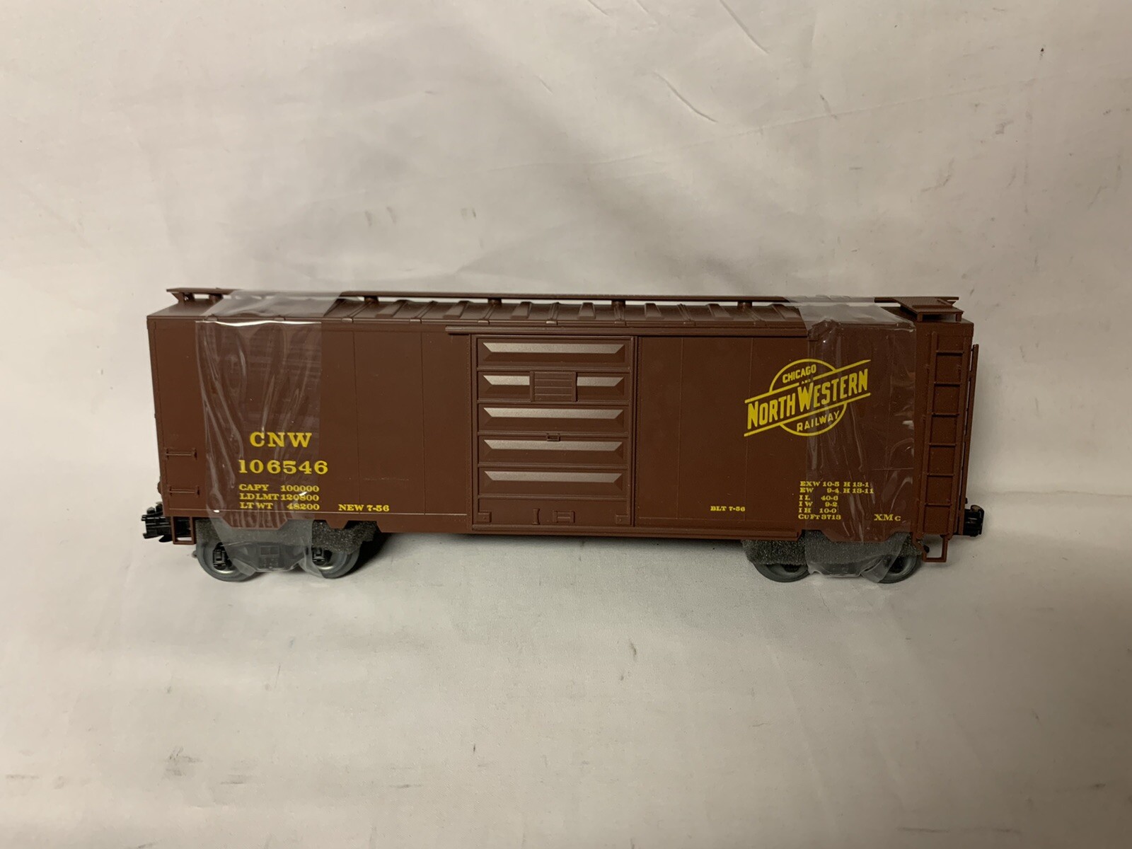 WEAVER 3-RAIL CHICAGO & NORTHWESTERN 40’ PS-1 BOXCAR! O SCALE FREIGHT ...