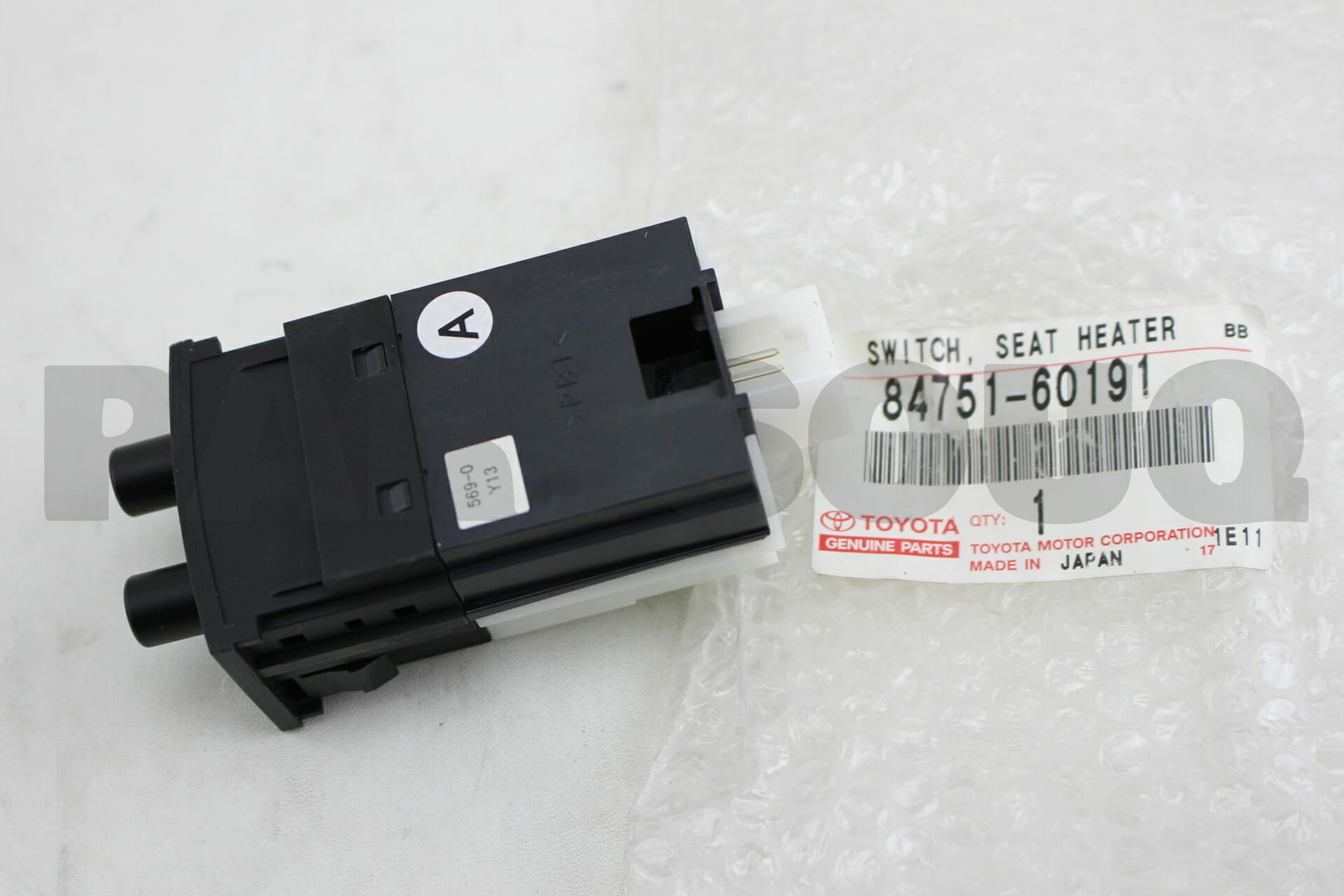 8475160191 Genuine Toyota SWITCH, SEAT HEATER 84751-60191 | eBay