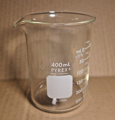400 mL Pyrex Griffin Beaker 1000-400 Lab Grade (bulk discounts) | eBay