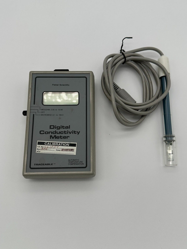 Fisher Scientific Digital Conductivity Meter 09-327 With Probe Powers ...