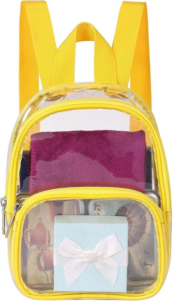 Heavy Duty Clear Backpack Waterproof Transparent Sling Bag See Through ...