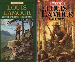 Complete Set Series Lot of 17 The Sacketts Western books Louis L'Amour ...