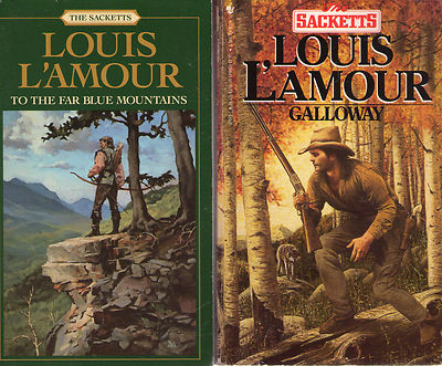 Complete Set Series Lot of 17 The Sacketts Western books Louis L'Amour ...