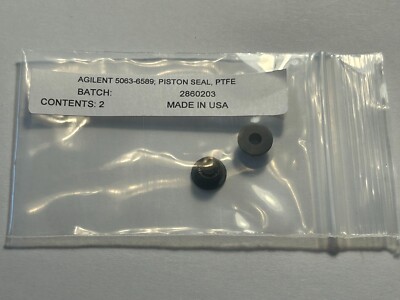 Agilent part number 5063-6589, Black Piston Seals, 2/PK | eBay
