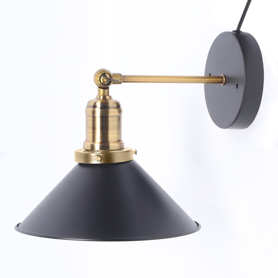 Retro Industrial Farmhouse Rustic Wall Lamp Sconce Light Fixture ...