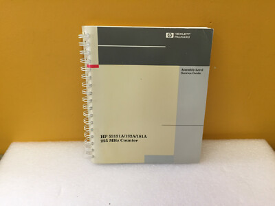 HP / Agilent 53131-90023 53131A/132A/181A Assembly-Level Service Guide ...