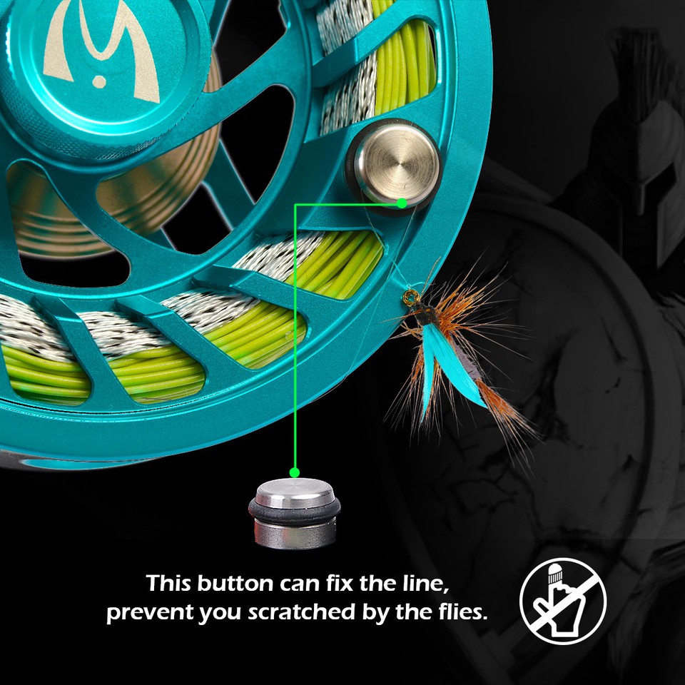 Maxcatch SPARTA Saltwater Waterproof Fly Fishing Reel 7-10WT Fully ...