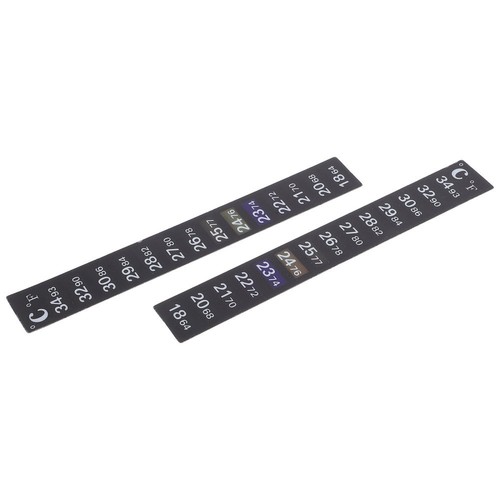 2 Pcs Thermometer Sticker Aquarium Stickers Adhesive Fish Tank ...