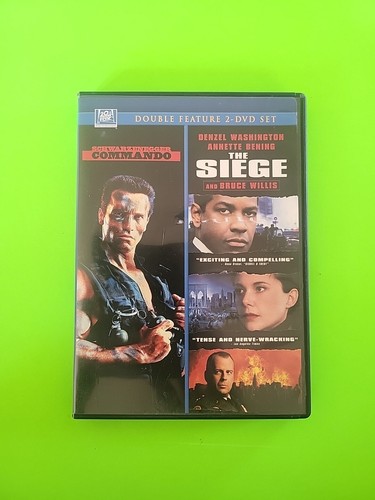 Commando / The Siege: Double Feature 2-Disc DVD VIDEO MOVIE 1985 ...